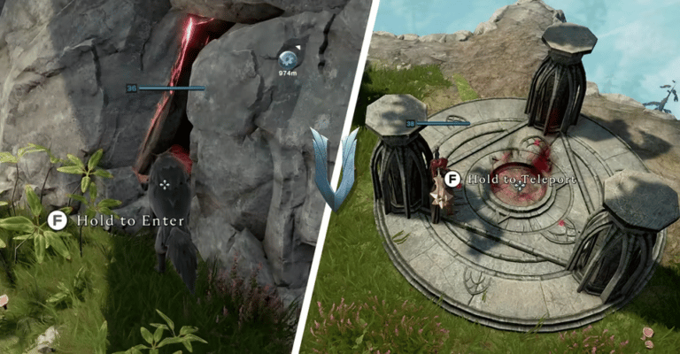 V Rising Fast Travel & Teleport: Waygate & Cave Passage