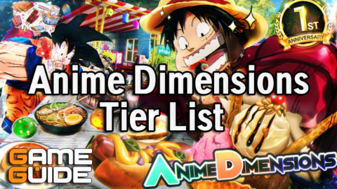 Anime Dimensions Tier List [January 2026] Best Characters